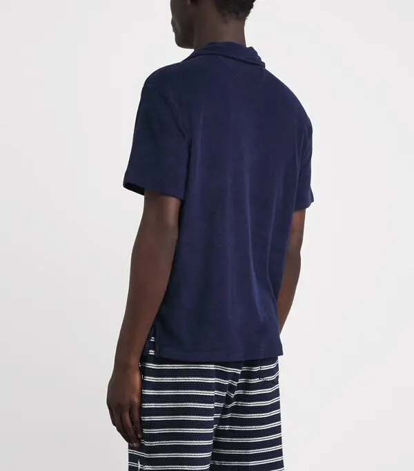 Polo Ralph Lauren Cotton-blend Terry Short-sleeve Slim Shirt