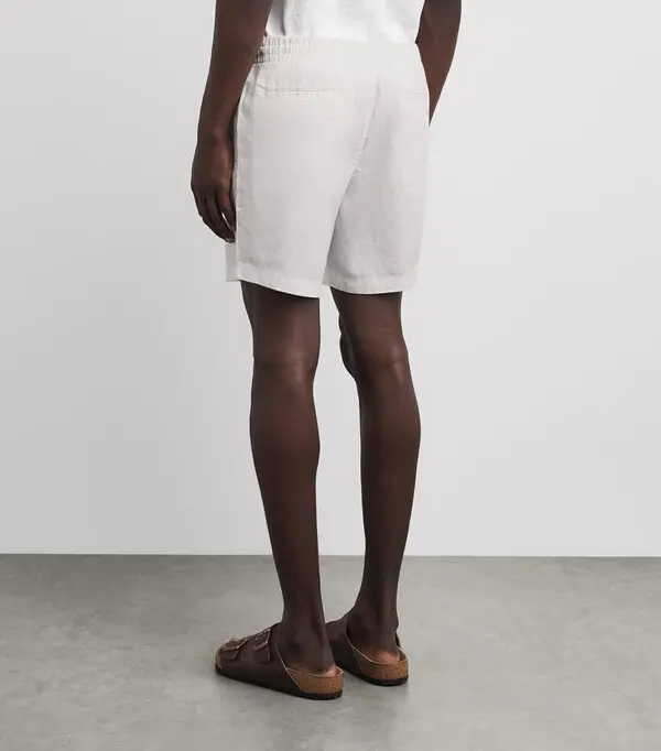Polo Ralph Lauren Linen Prepster Shorts - White