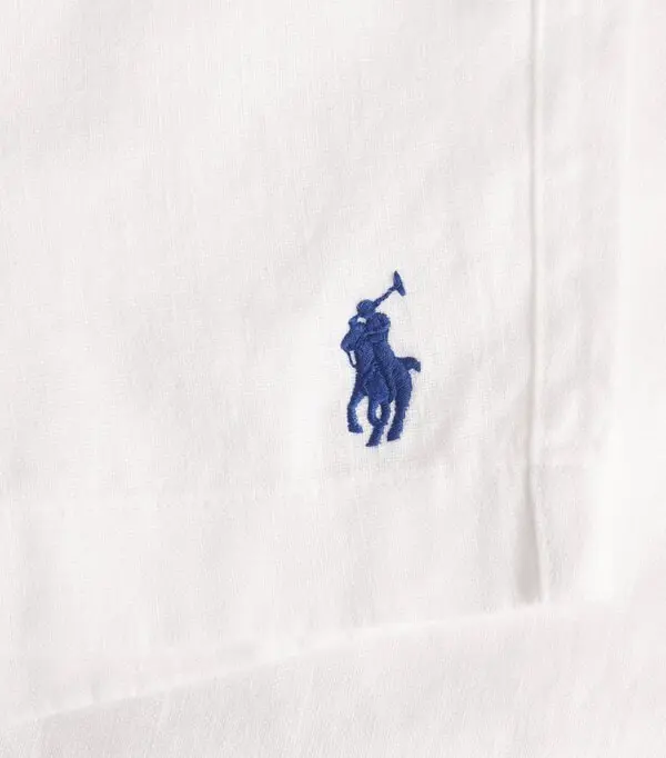 Polo Ralph Lauren Linen Prepster Shorts - White