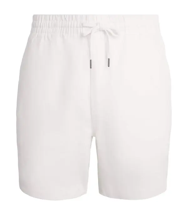 Polo Ralph Lauren Linen Prepster Shorts - White
