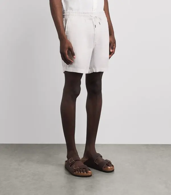 Polo Ralph Lauren Linen Prepster Shorts - White