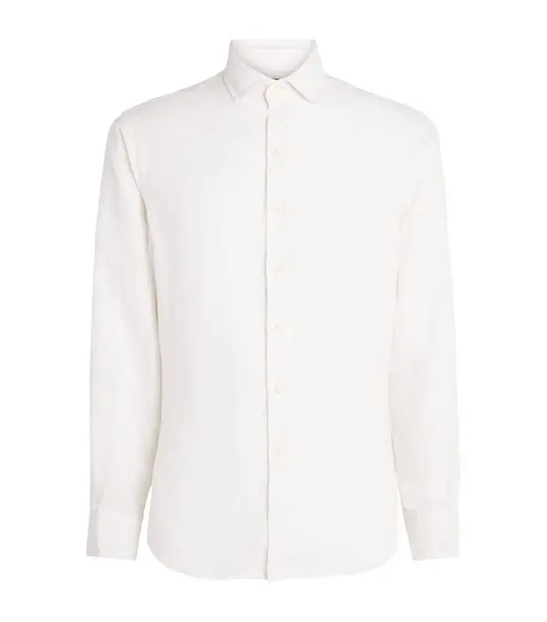 Polo Ralph Lauren Linen Polo Pony Shirt - White