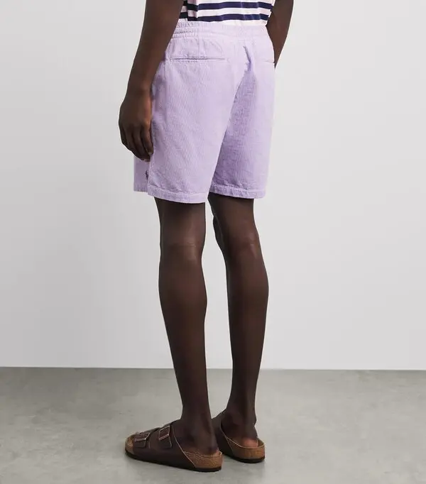 Polo Ralph Lauren Cotton Corduroy Prepster Shorts - Purple