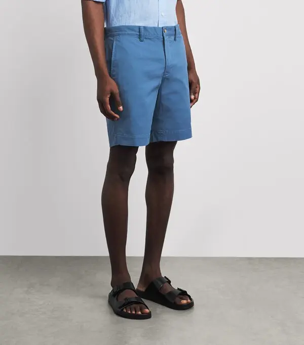 Polo Ralph Lauren Stretch-cotton Bedford Shorts - Blue