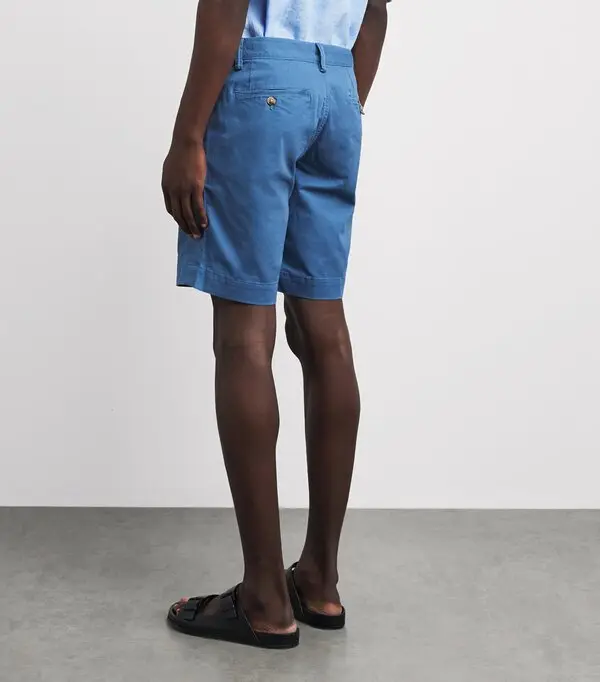 Polo Ralph Lauren Stretch-cotton Bedford Shorts - Blue