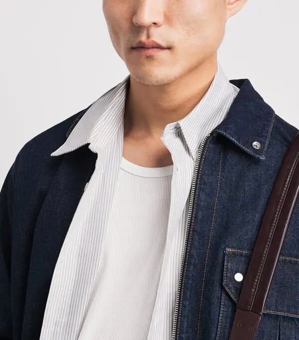 A.p.c. Organic Cotton Stripe Shirt - Grey