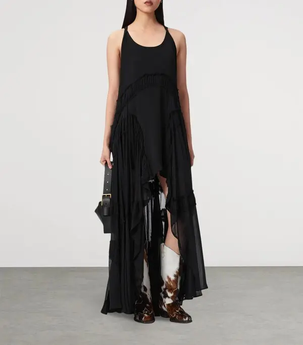 ALLSAINTS Dorina High-low Dress - Black