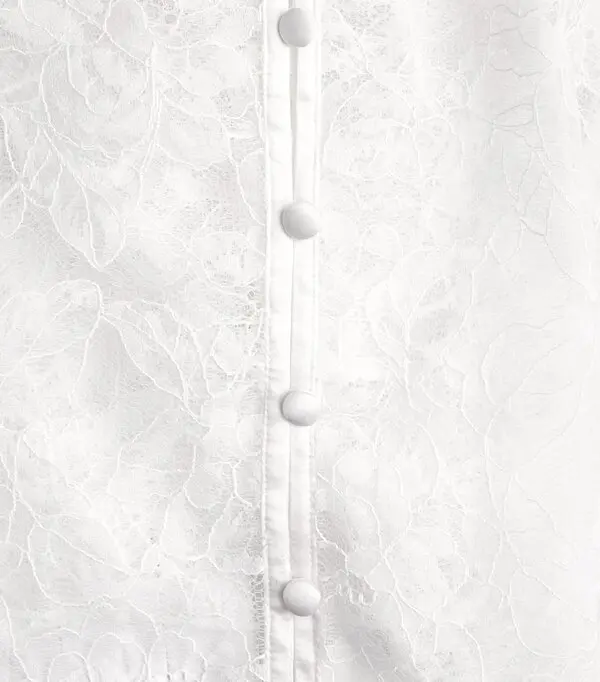 FLEUR DU MAL Lace Jasmine Flutter Camisole