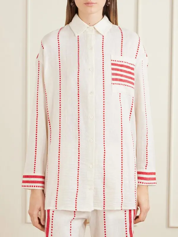 LEMLEM Mariam Cotton-gauze Shirt