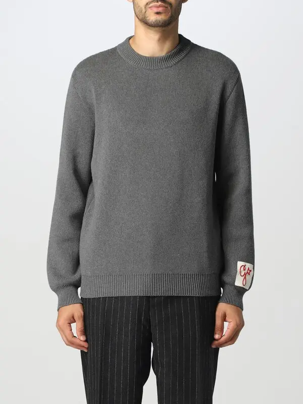 GOLDEN GOOSE Cotton Blend Sweater - Grey