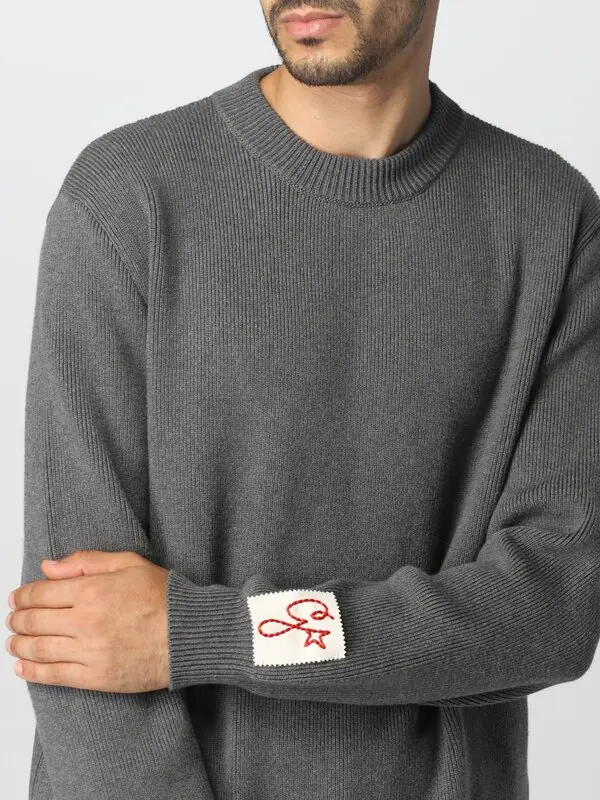 GOLDEN GOOSE Cotton Blend Knit Sweater
