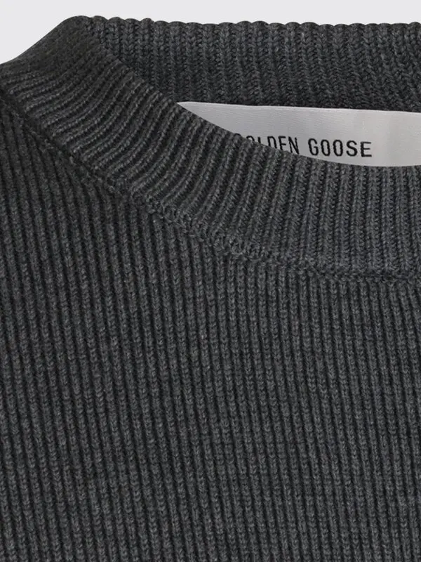 GOLDEN GOOSE Cotton Blend Knit Sweater