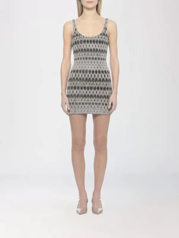 Missoni Sleeveless Mini Dress - Beige