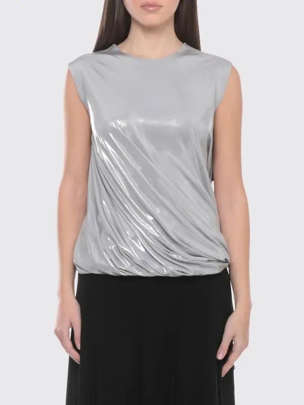 Norma Kamali Sleeveless Top - Silver