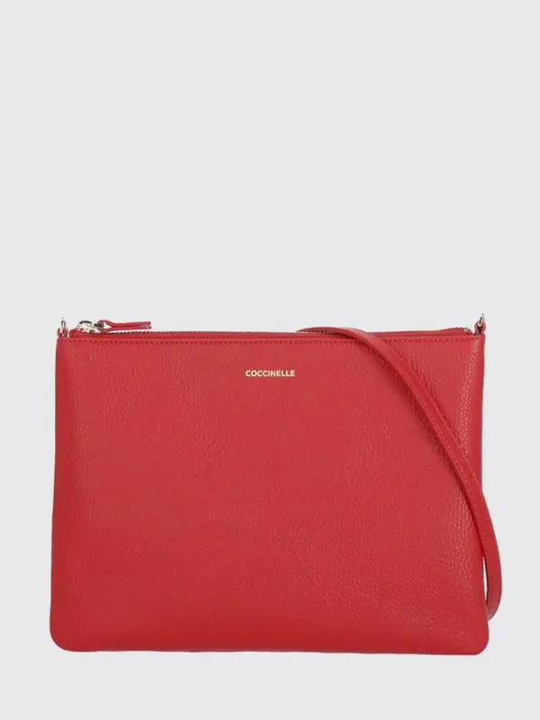 COCCINELLE Grained Leather Clutch