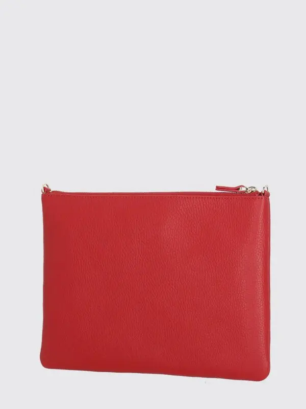 COCCINELLE Grained Leather Clutch