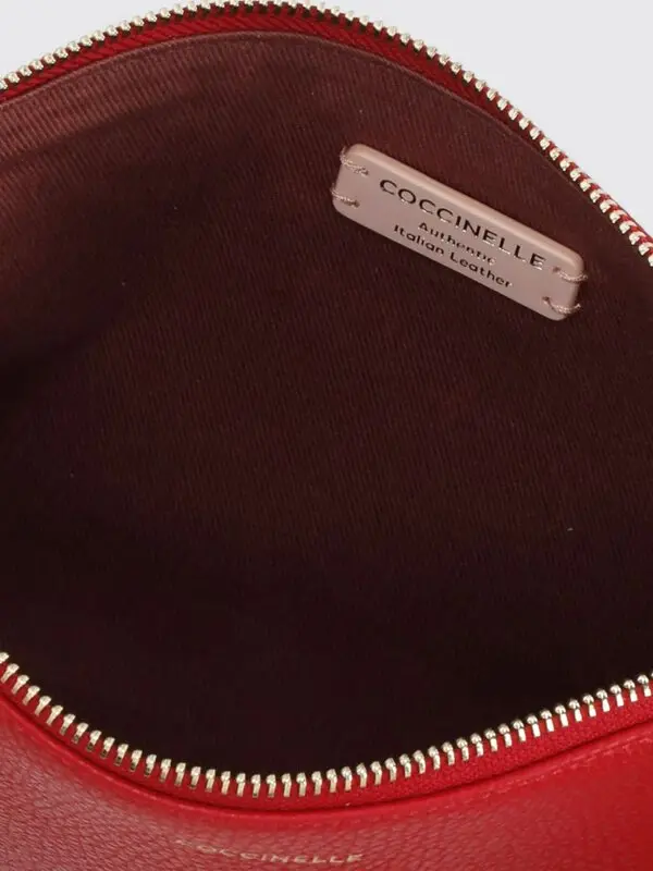 COCCINELLE Grained Leather Clutch