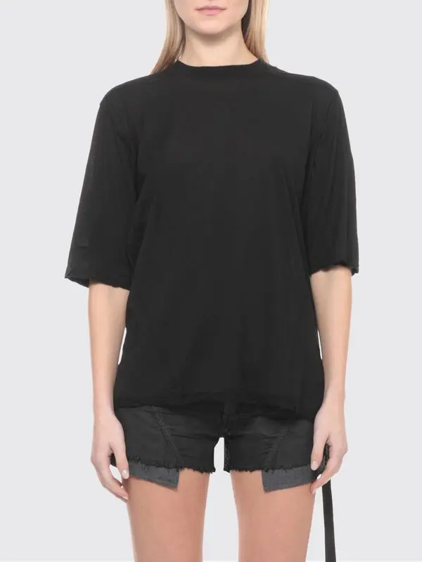 Rick Owens Cotton T-shirt - Black