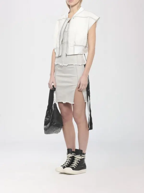 Rick Owens Cotton Cropped Bomber Jacket