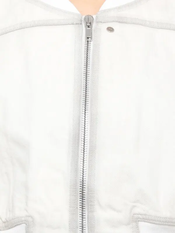 Rick Owens Cotton Cropped Bomber Jacket