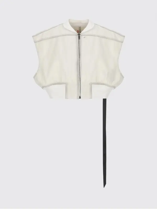 Rick Owens Cotton Cropped Bomber Jacket