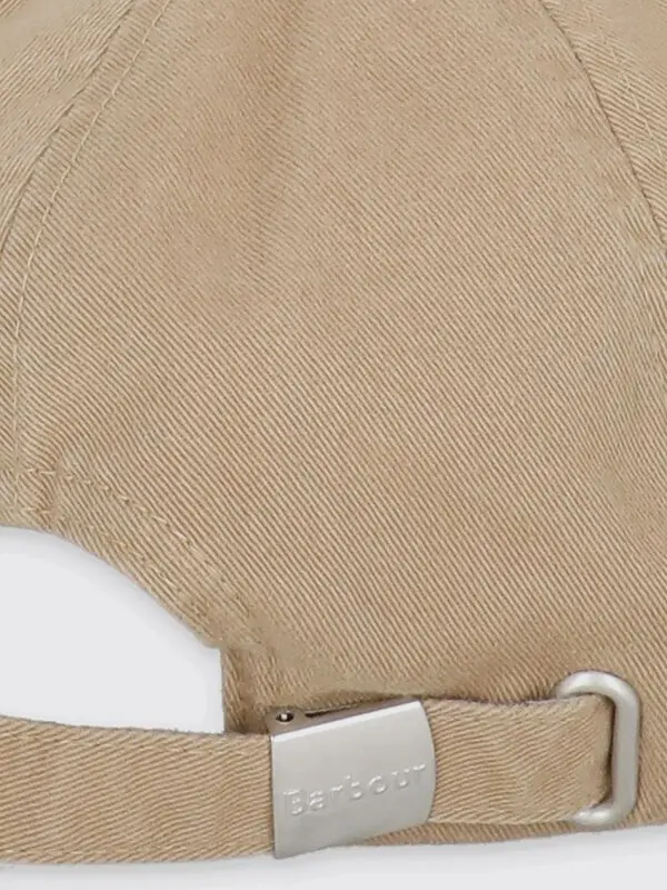 Barbour Embroidered Logo Baseball Cap - Beige