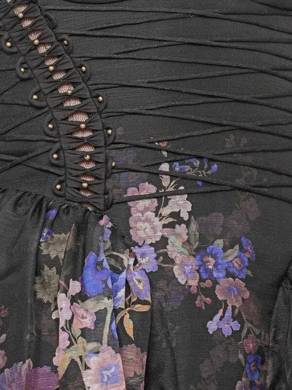 Zimmermann Floral Print Midi Dress
