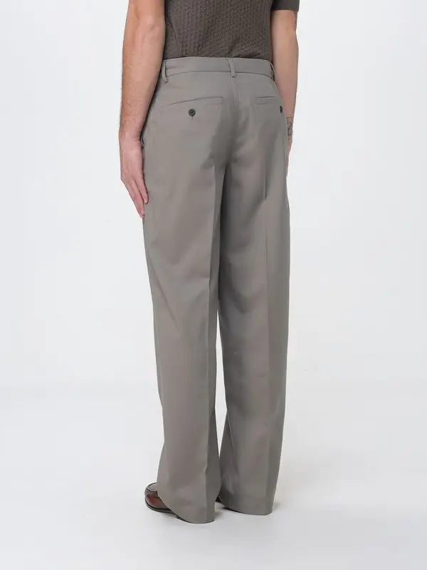 Emporio Armani Wool Wide-leg Trousers
