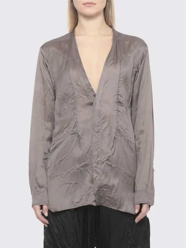 Rick Owens Cotton Blend Shirt - Black