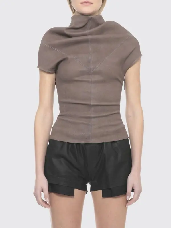 Rick Owens Shroud Cotton T-shirt - Black