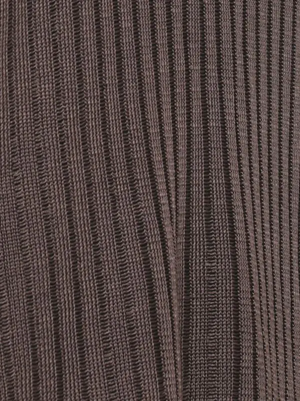 Loulou De Saison Ribbed Knit Sweater - Brown