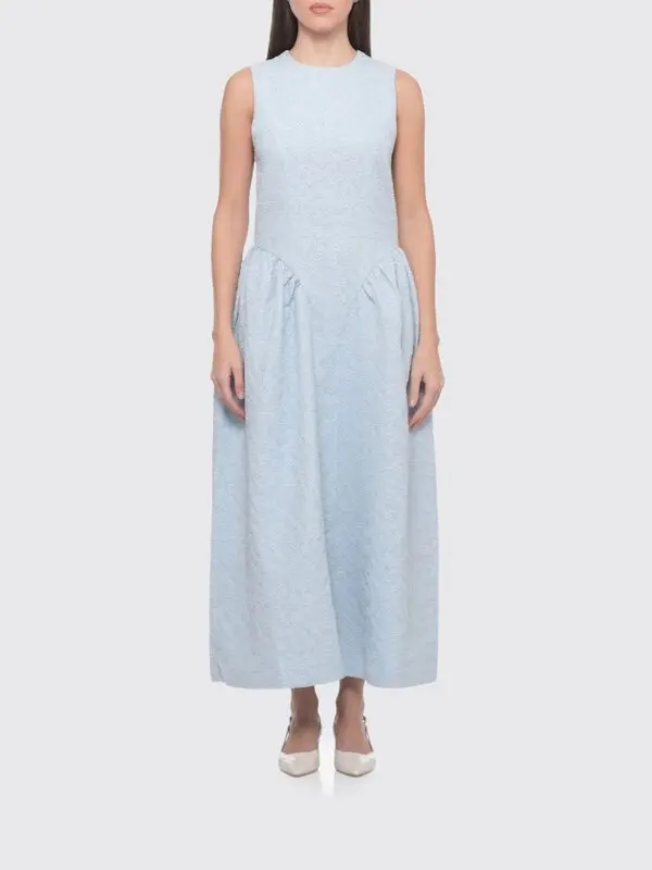 ROTATE BY BIRGER CHRISTENSEN Midi Dress - Sky Blue