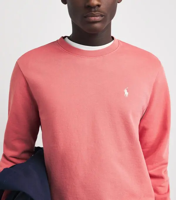 Polo Ralph Lauren Cotton Loopback Fleece Sweatshirt - Red
