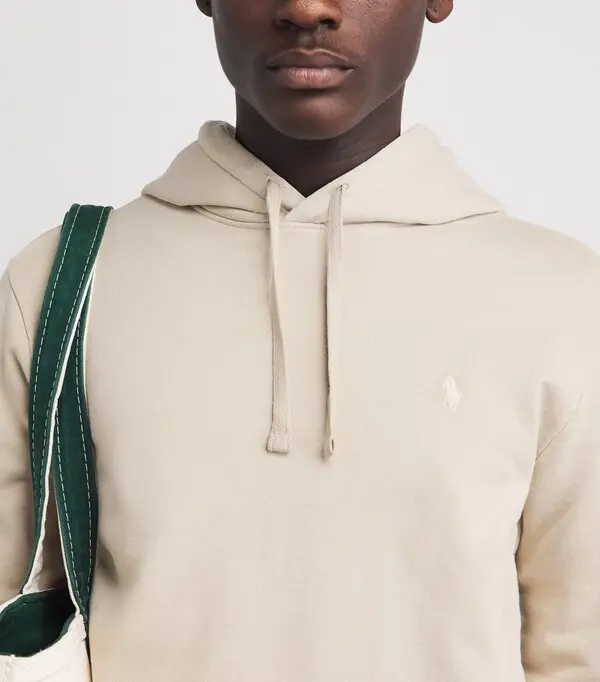 Polo Ralph Lauren Cotton Loopback Fleece Hoodie - Grey