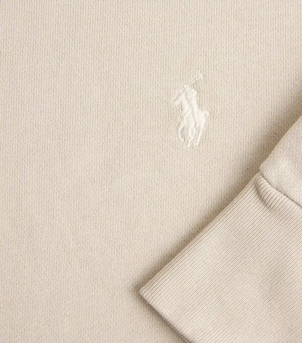 Polo Ralph Lauren Cotton Loopback Fleece Hoodie - Grey