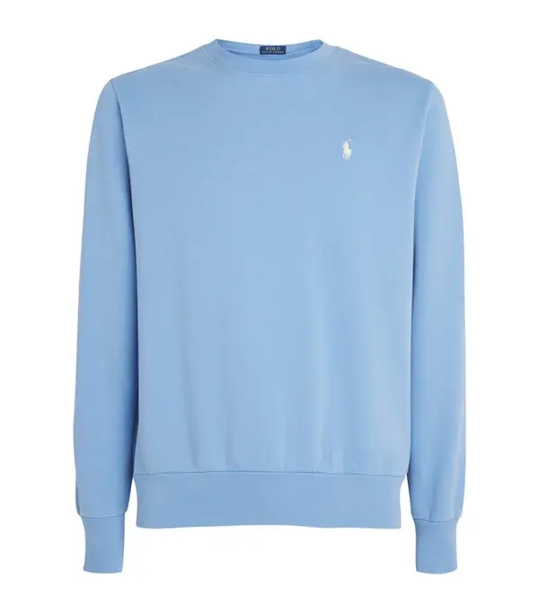 Polo Ralph Lauren Cotton Loopback Fleece Crewneck Sweatshirt - Blue