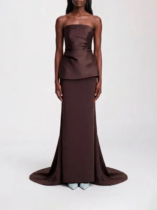 Solace London Gown - Brown