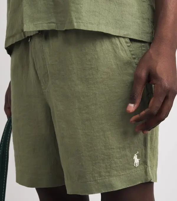 Polo Ralph Lauren Linen Prepster Shorts - Green
