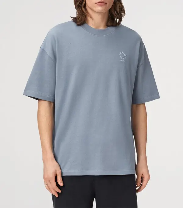 ALLSAINTS Organic Cotton Haven T-shirt - Blue