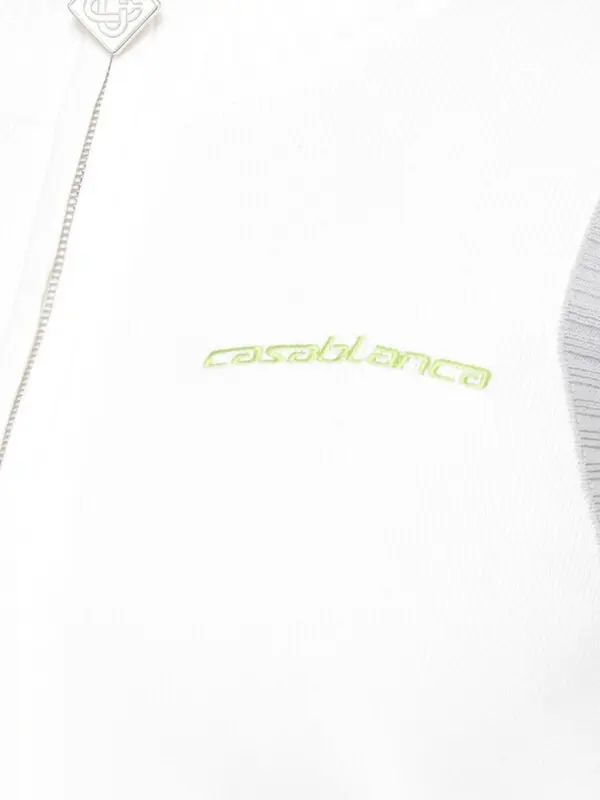 Casablanca Viscose Knit Zip-up Sweatshirt
