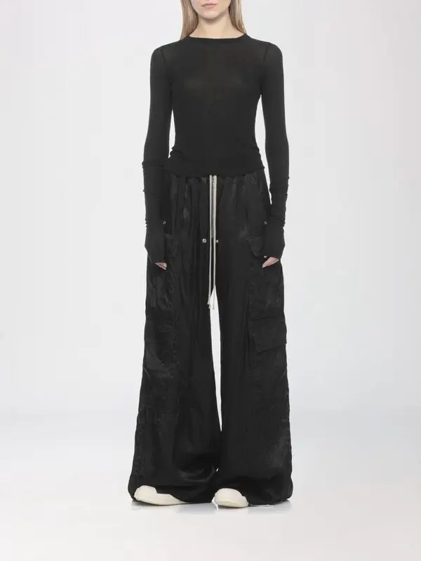 Rick Owens Viscose And Silk Knit Top