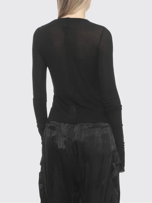 Rick Owens Viscose And Silk Knit Top