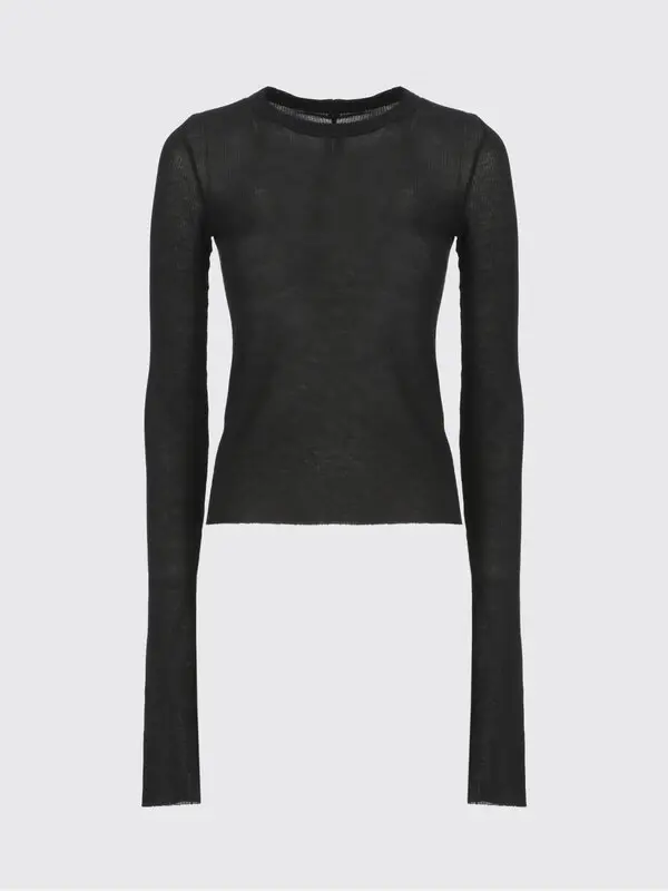 Rick Owens Viscose And Silk Knit Top