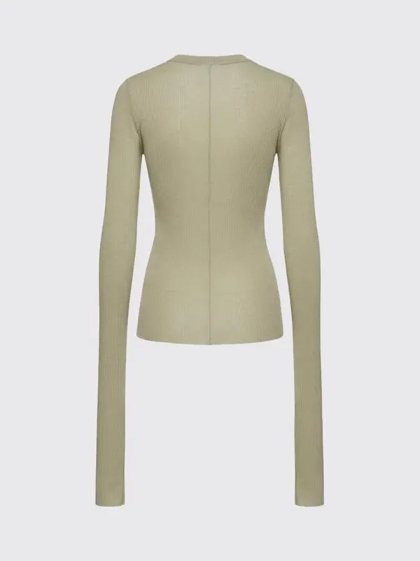 Rick Owens Viscose And Silk Knit Top