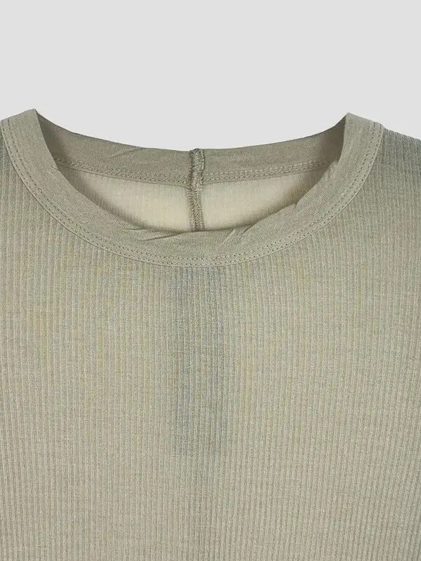 Rick Owens Viscose And Silk Knit Top