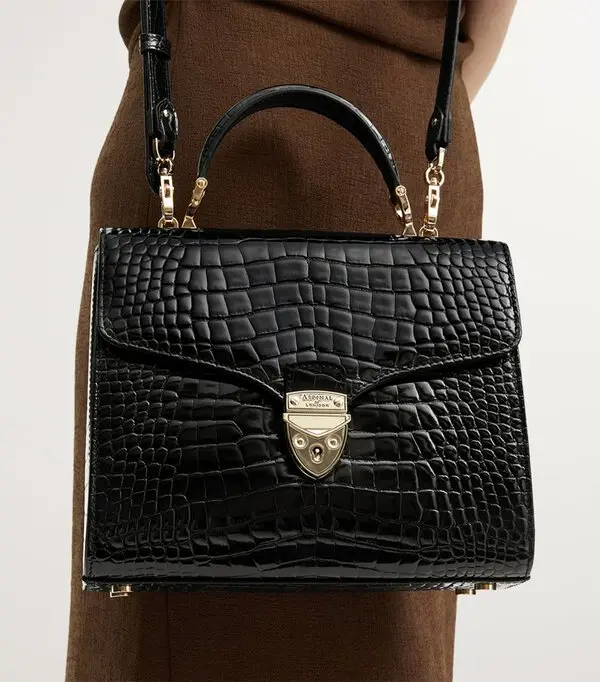 ASPINAL OF LONDON Mayfair Top-handle Bag - Black
