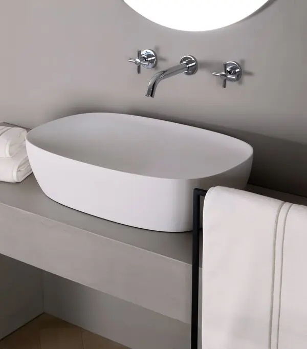 Frette Cotton Layering Embroidery Bath Sheet - Beige