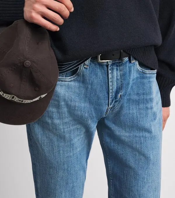 7 For All Mankind The Straight Jeans - Blue