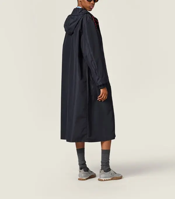 Miu Miu Technical Hooded Coat