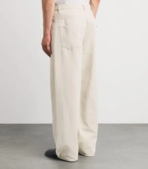 FRAME Baggy Cotton Denim Jeans